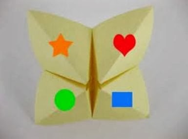 origami fortune teller ~ origami instructions art and craft ideas
