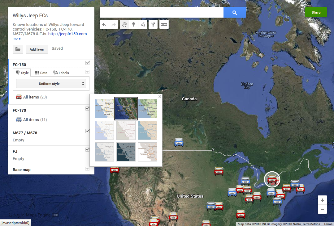 Google Maps Engine Pro - Test Drive