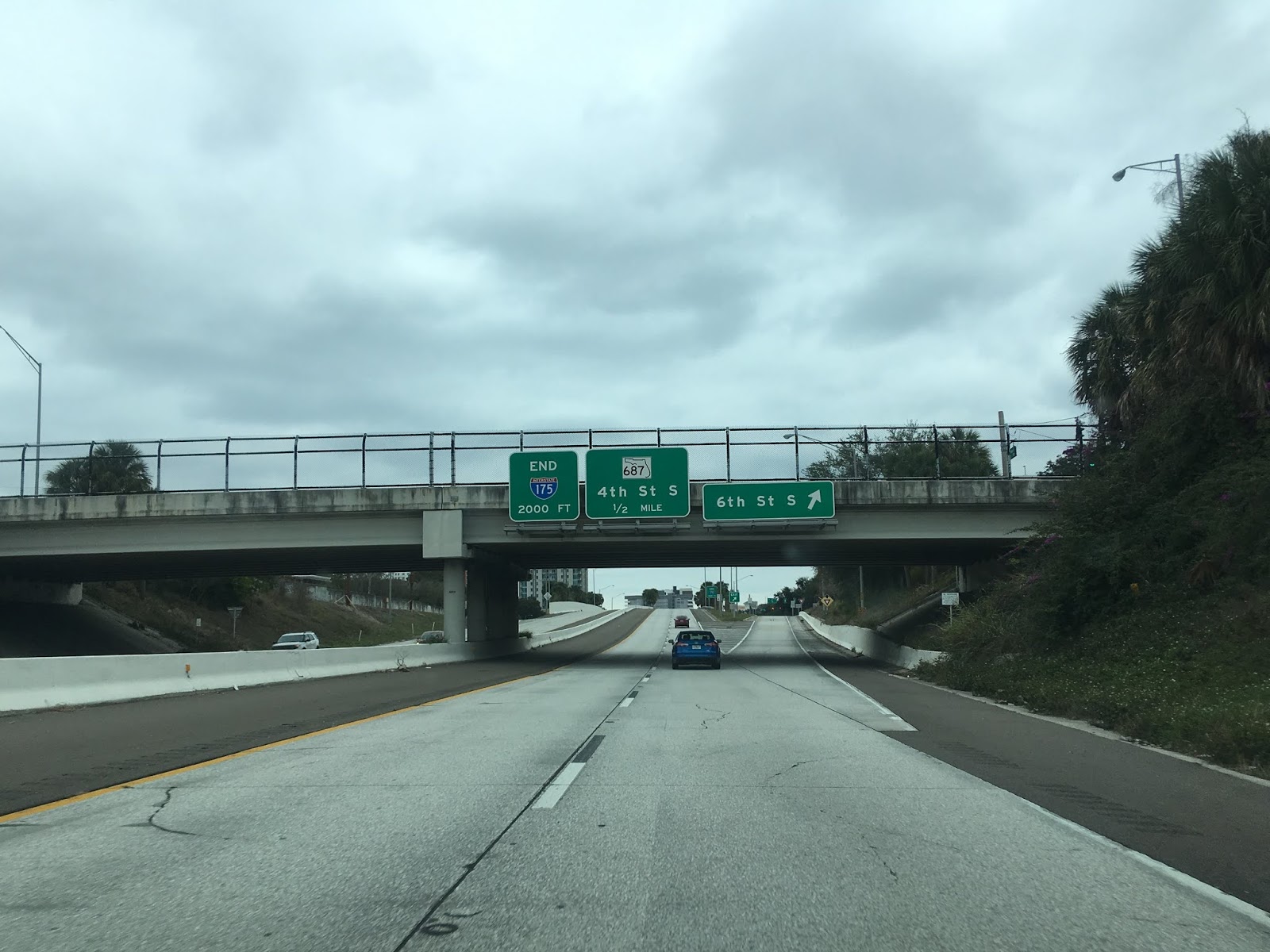 Interstate 375 and Interstate 175