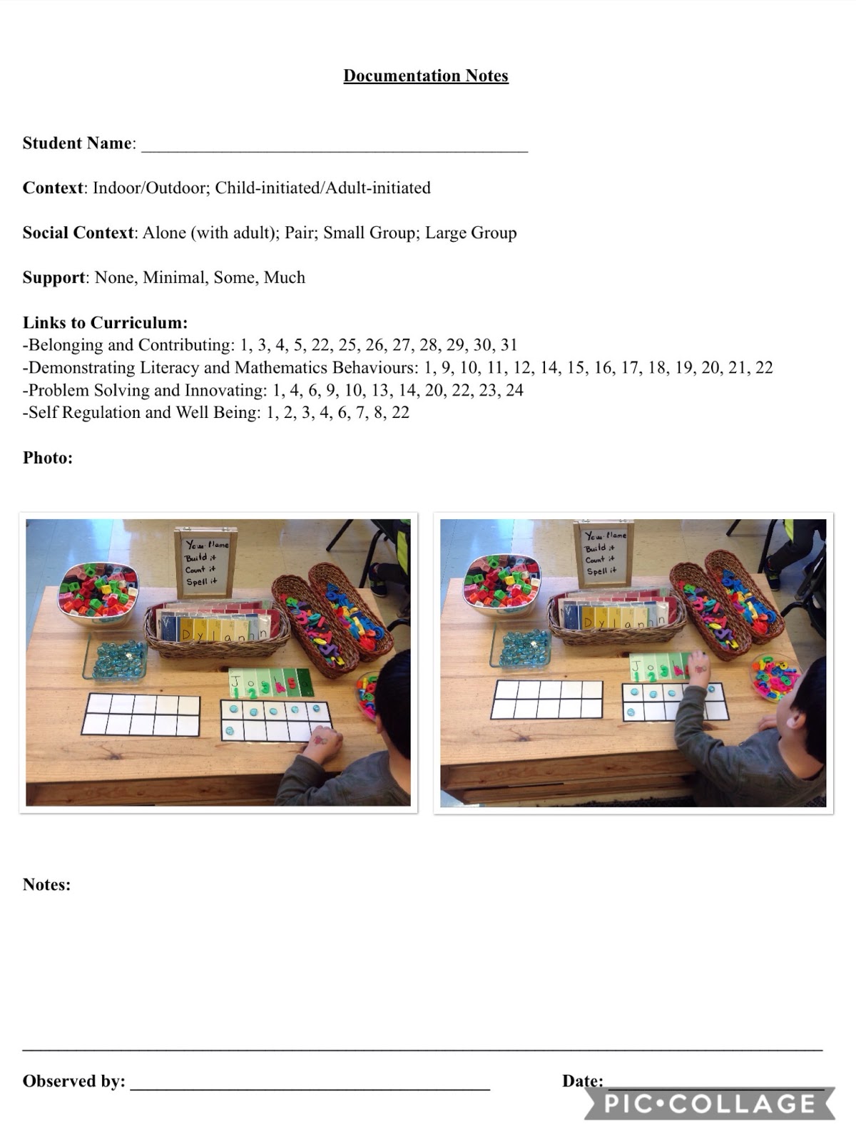 Wonders in Kindergarten: Managing the use of a portfolio documentation ...