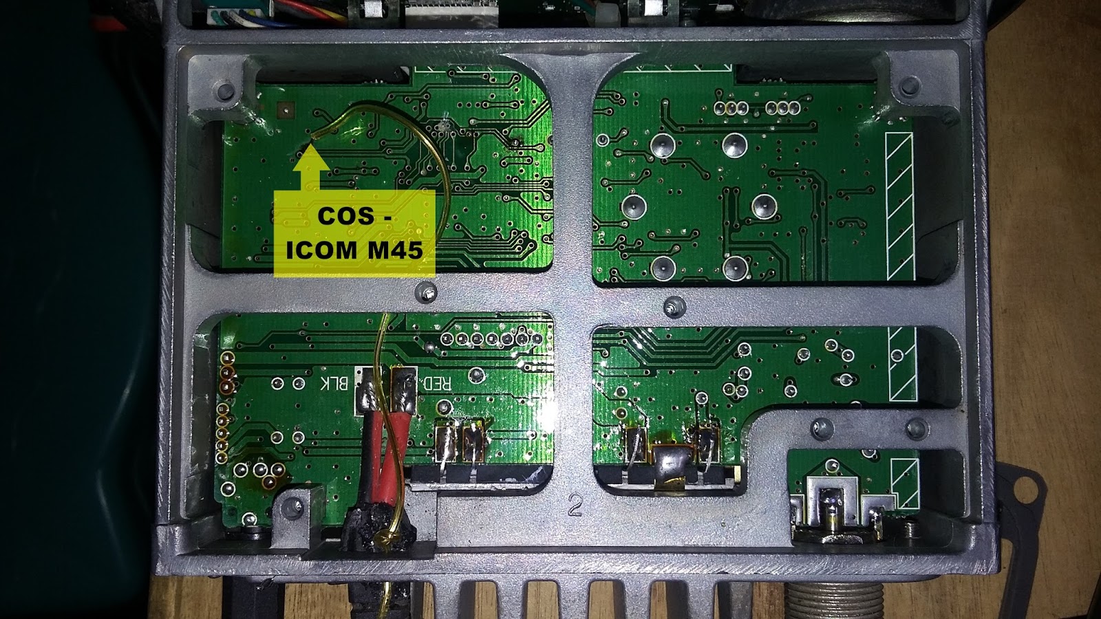 HOBBY RADIO COMMUNICATION REPEATER HT VHF/UHF: COS RADIO ICOM IC M45