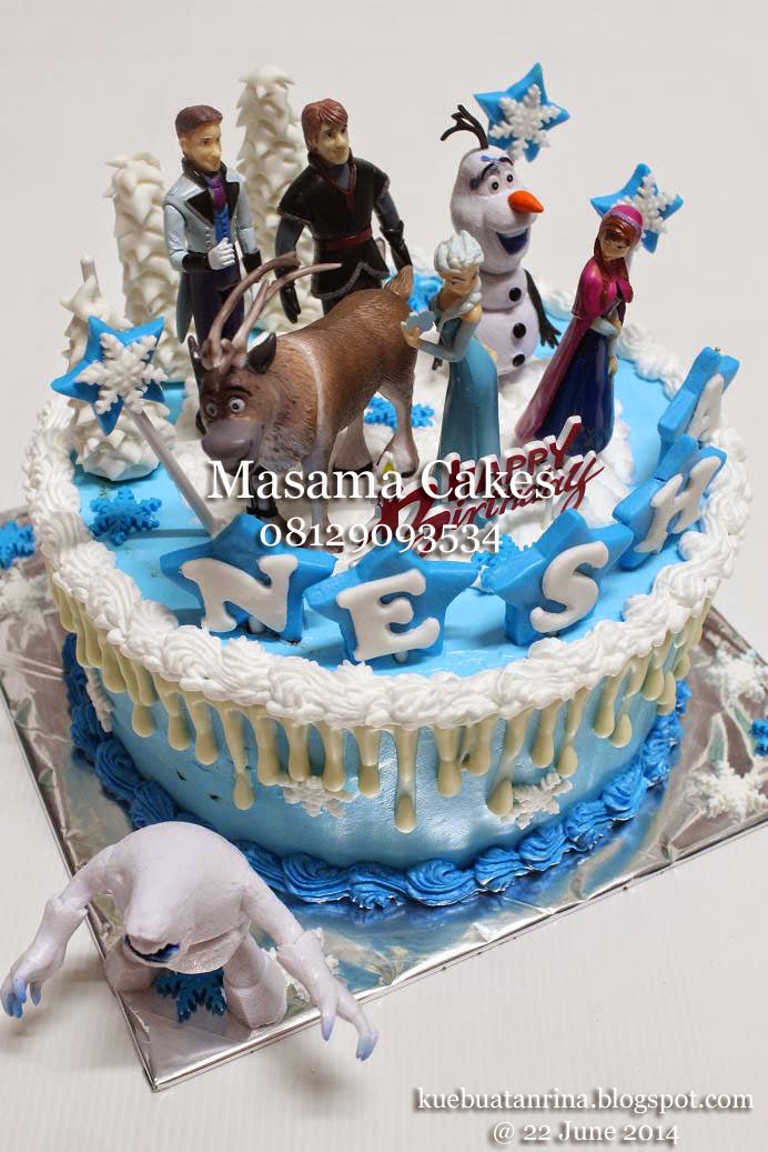 Masama Cakes: Frozen Birthday Cake For Nesha....