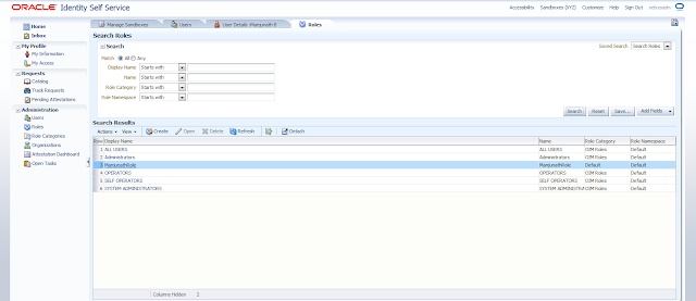 Oracle Identity Manager (OIM) 11G R2 PS2/PS3/12C: Create User and Customize Fields, Create Role ...