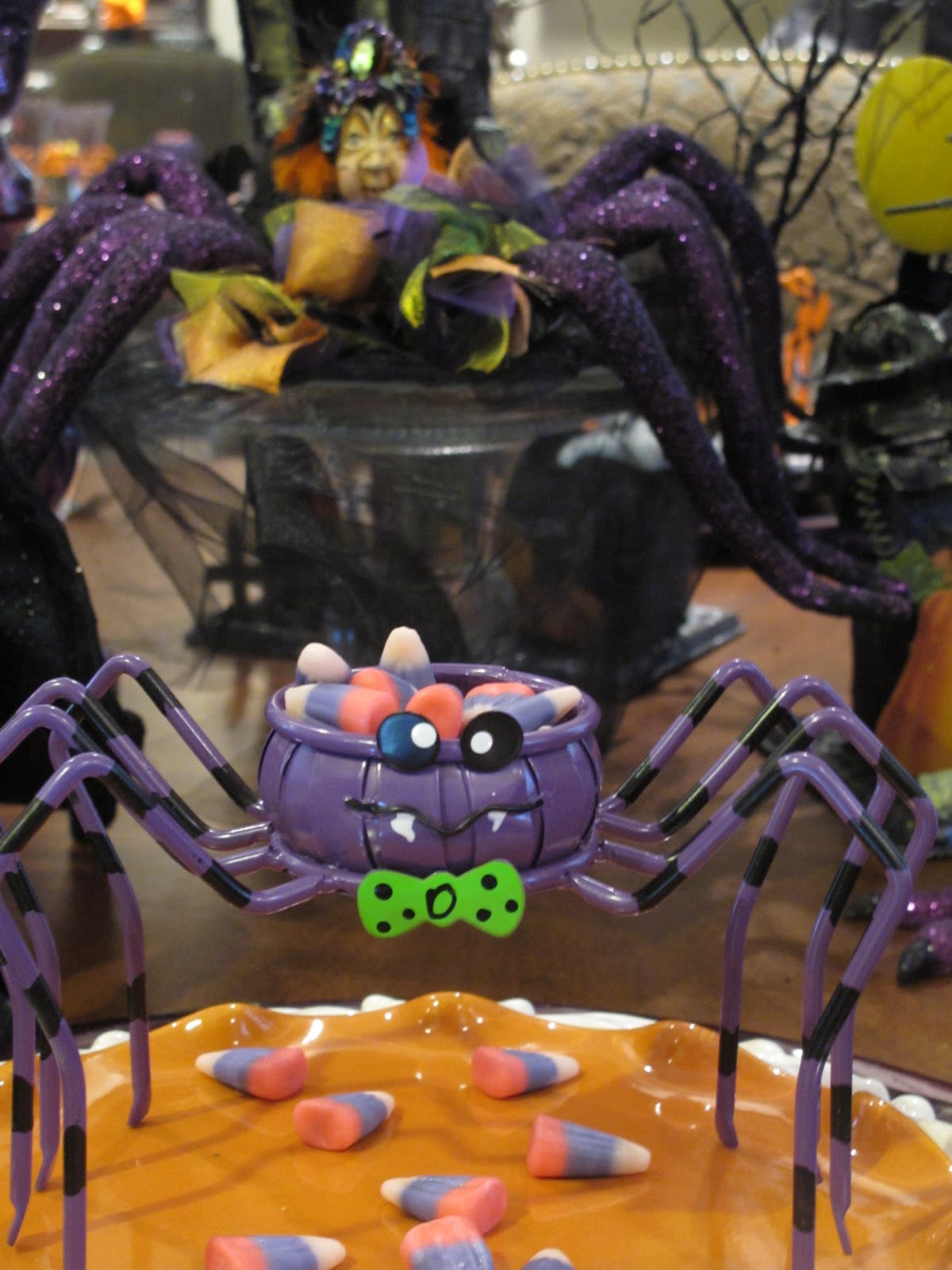 Spiderella Tablescape - Purple Chocolat Home