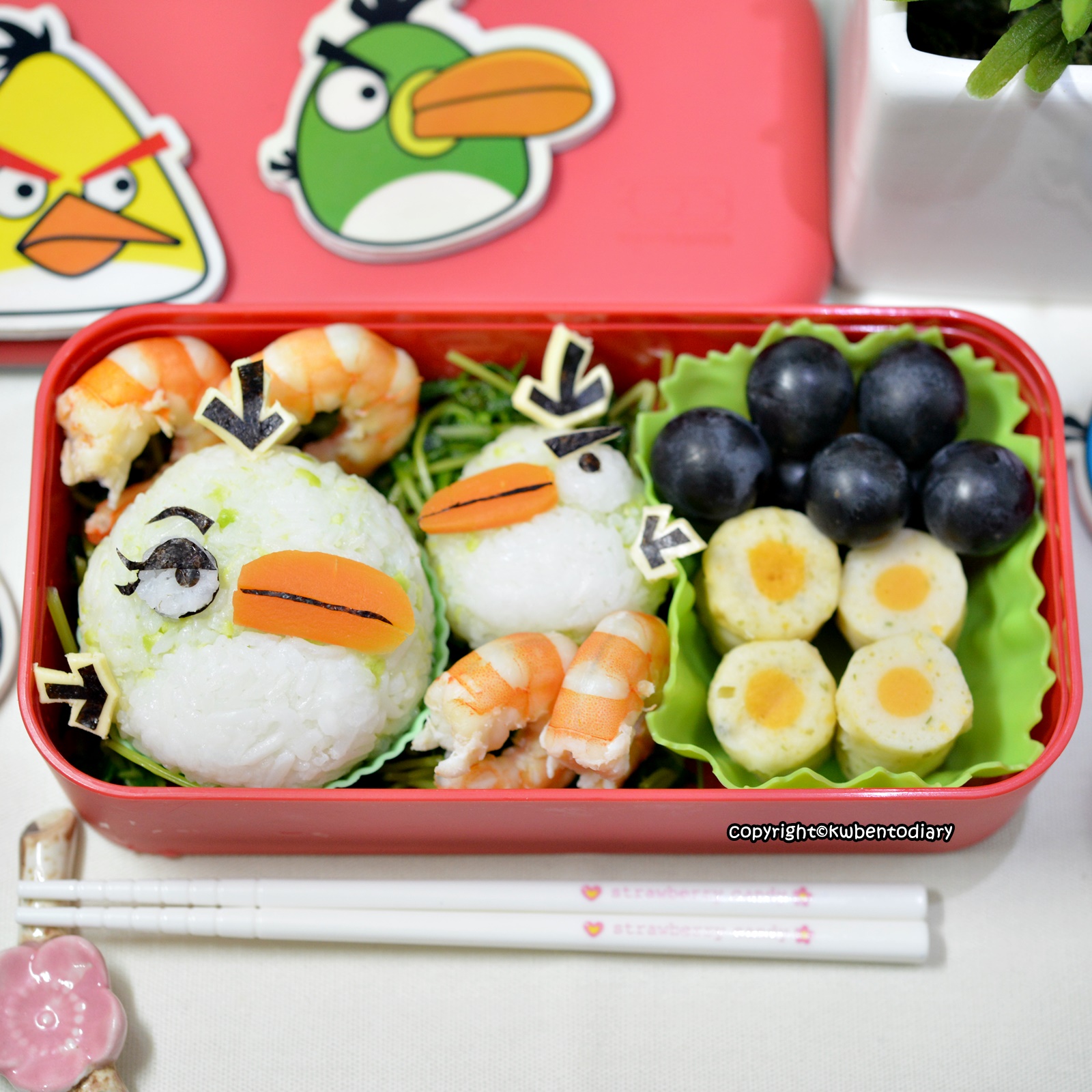 Karenwee's Bento Diary: Bento2015#Nov16~Green Angry Bird