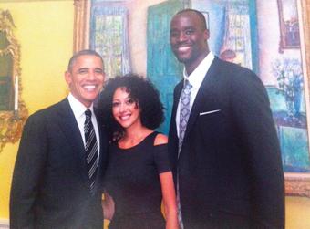 Photos: NBA player, Emeka Okafor shows off his beautiful family