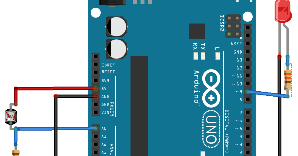 Arduino Light Sensor Circuit using LDR - Mechatronics LAB- Internet Of Things