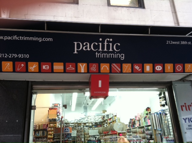 Shop the Garment District: NYC Trim Store Review: Pacific Trimming
