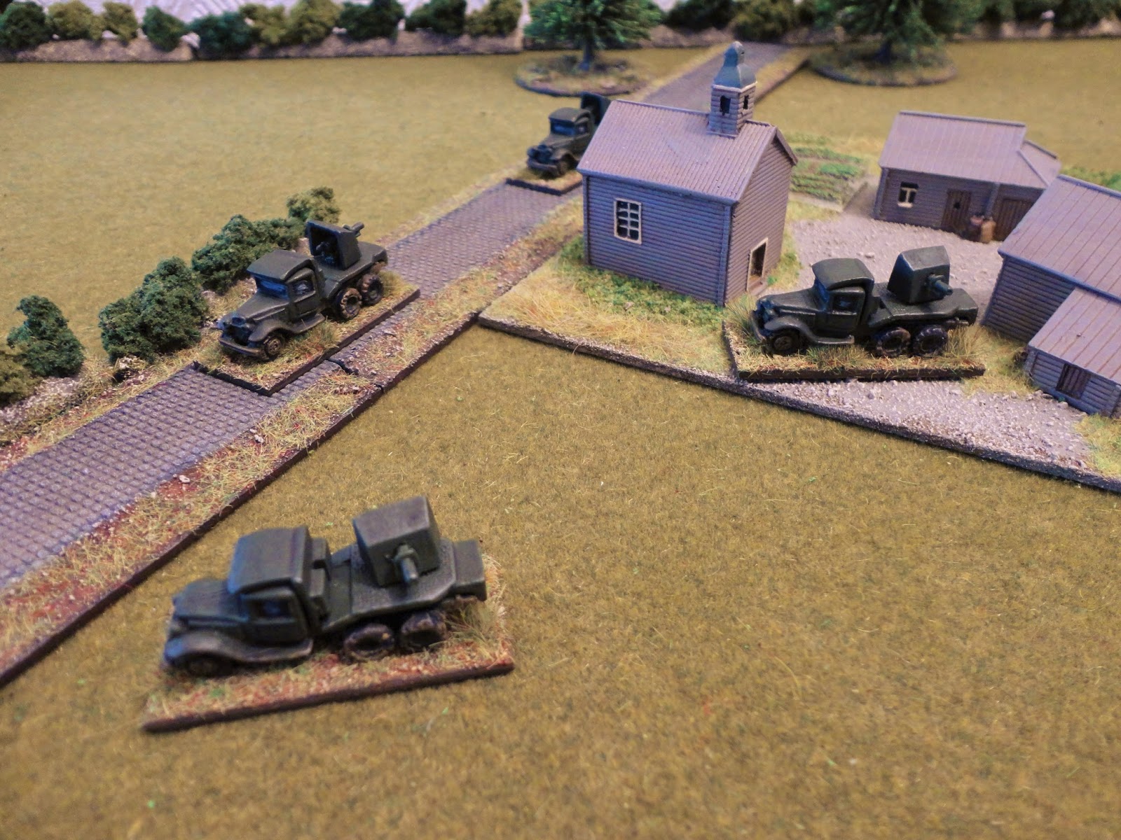 10/ 12mm WW2 and 6mm Napoleonic gaming: Russian SU-12 75mm SPG