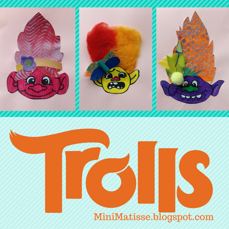 Mini Matisse: 3 Ways to Create Trolls
