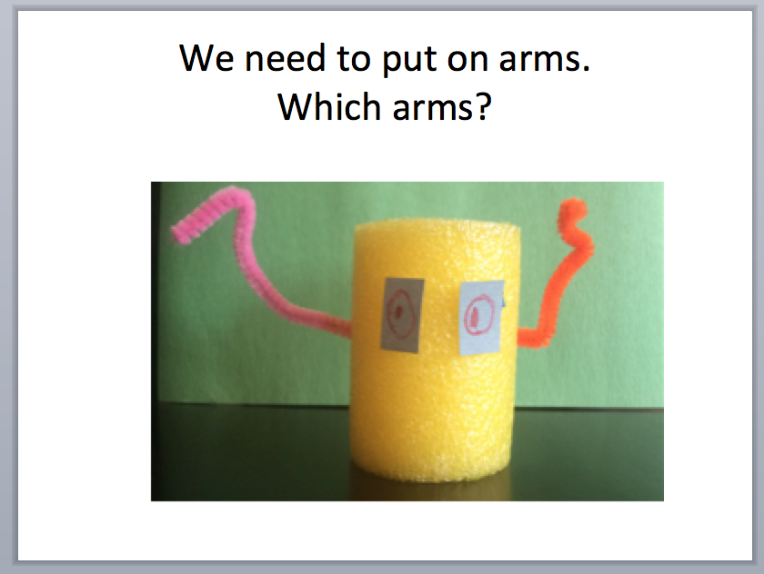 Uncommon Sense: Pool Noodle Art Robot (and free printable book)