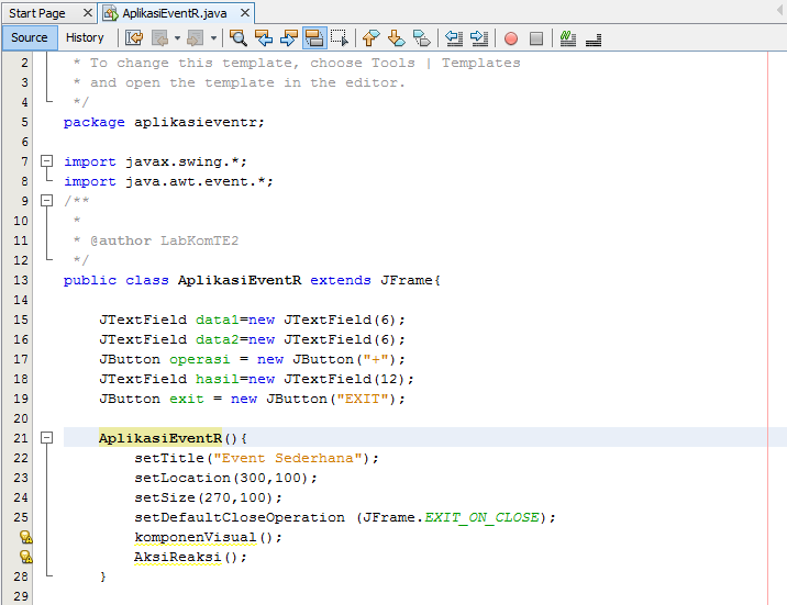 Laporan Kuliah "Asrini": Laporan PBO 13