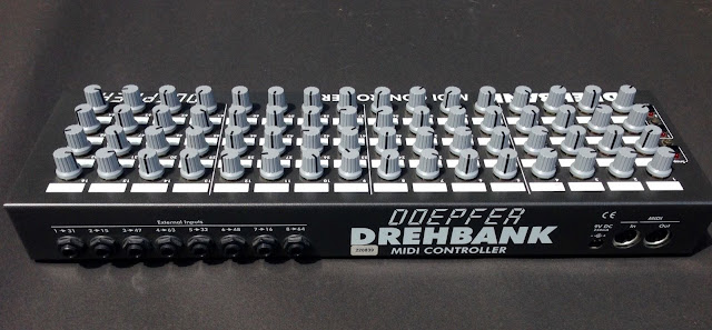 MATRIXSYNTH: Doepfer Drehbank MIDI Controller 64 Knobs, 4 Banks - SN 220839