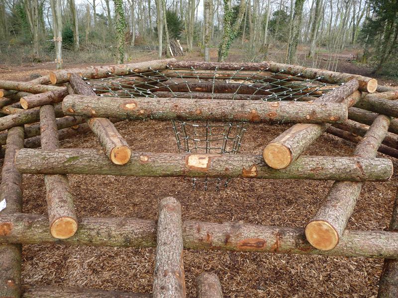 The Learning Landscape: Oak Log Playhouse