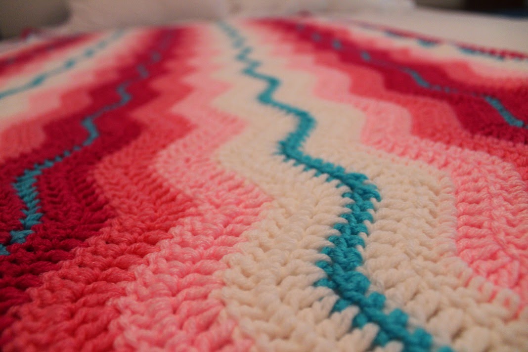 silvermari & the stick: Crochet: Pink Vertical Chevron