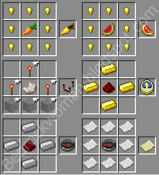 MINECRAFT: Todos los crafteos de minecraft 1.6.2