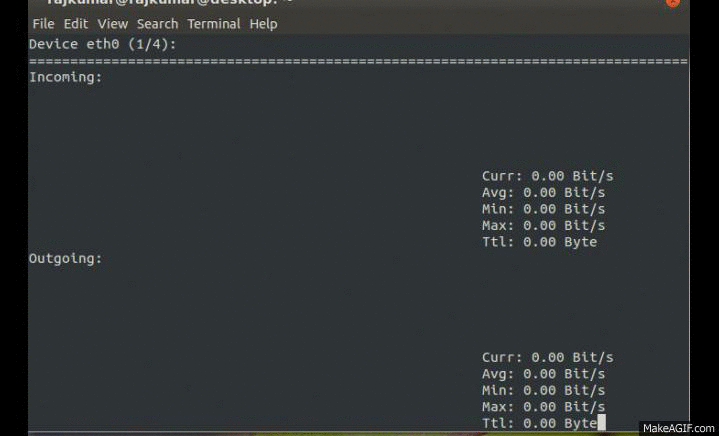nload - Monitor your internet speed in the Terminal | It's All About Linux