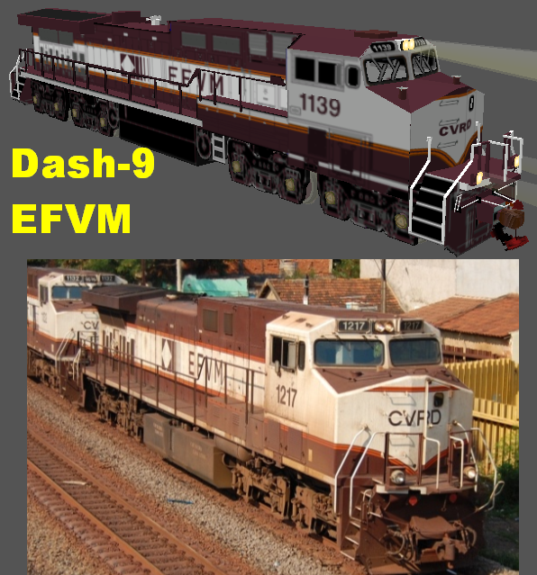 Locomotivas p/ openBVE !!!: " GE DASH-9 Brasil screenshots"