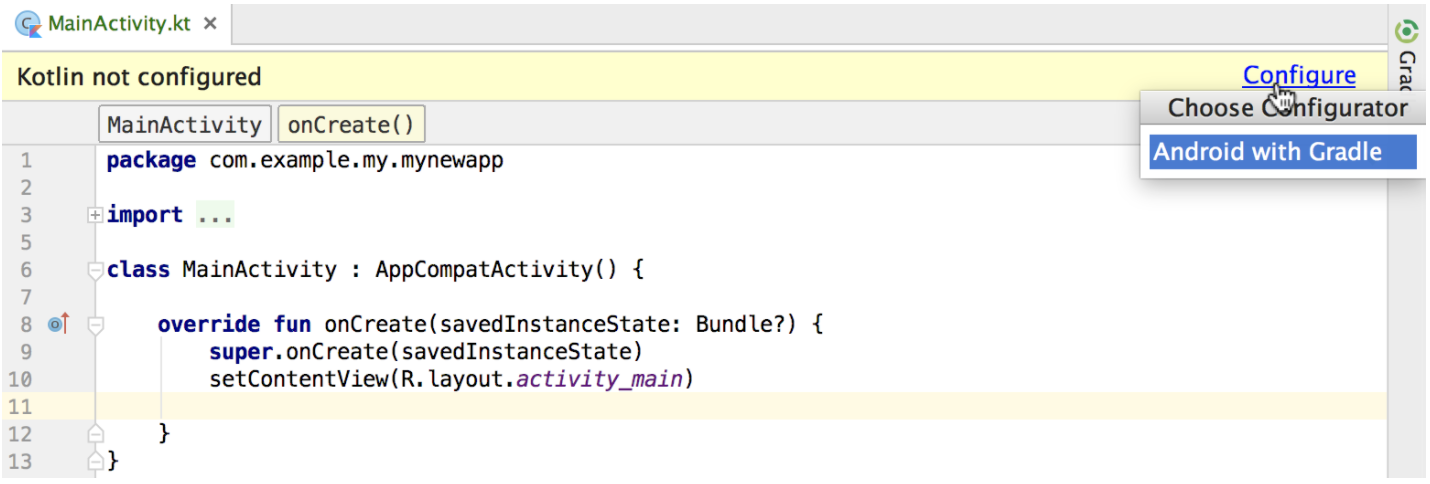 Android Studio 3.0에서 Java 코드를 Kotlin으로 변환하는 방법
