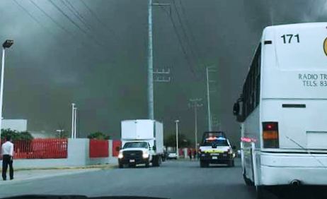 Explosión en la planta de LG, en Apodaca, Monterrey ~ Agencia MANL