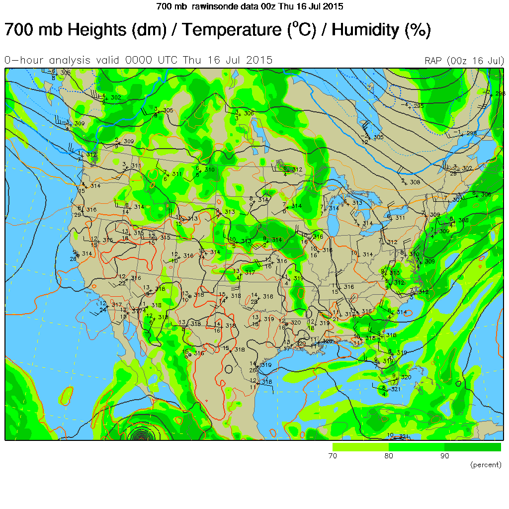 Mountain Weather: July 15,2015 Thunderstorms