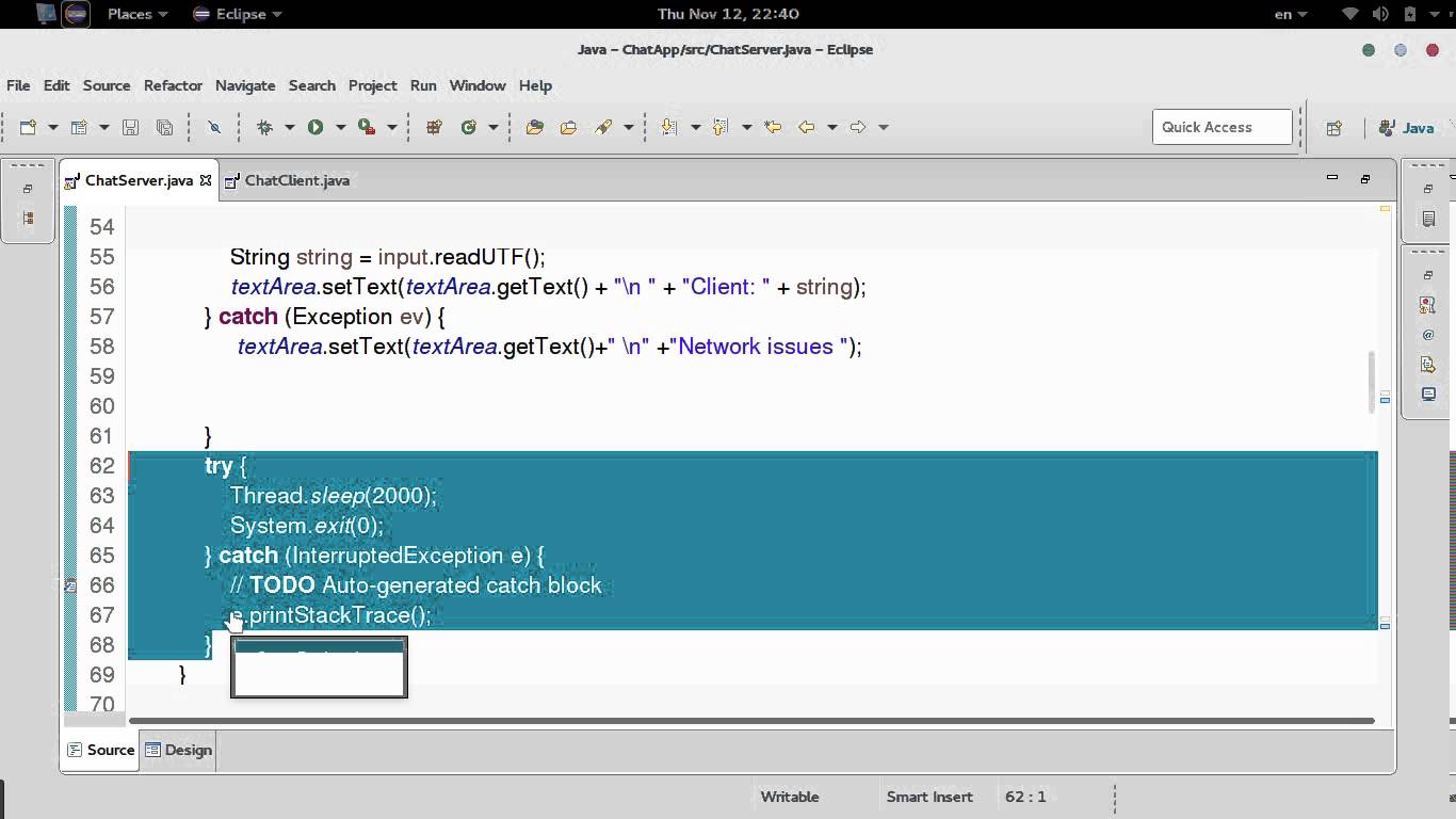 77 Java Swing Gui Chat Application كورسات بالعربي