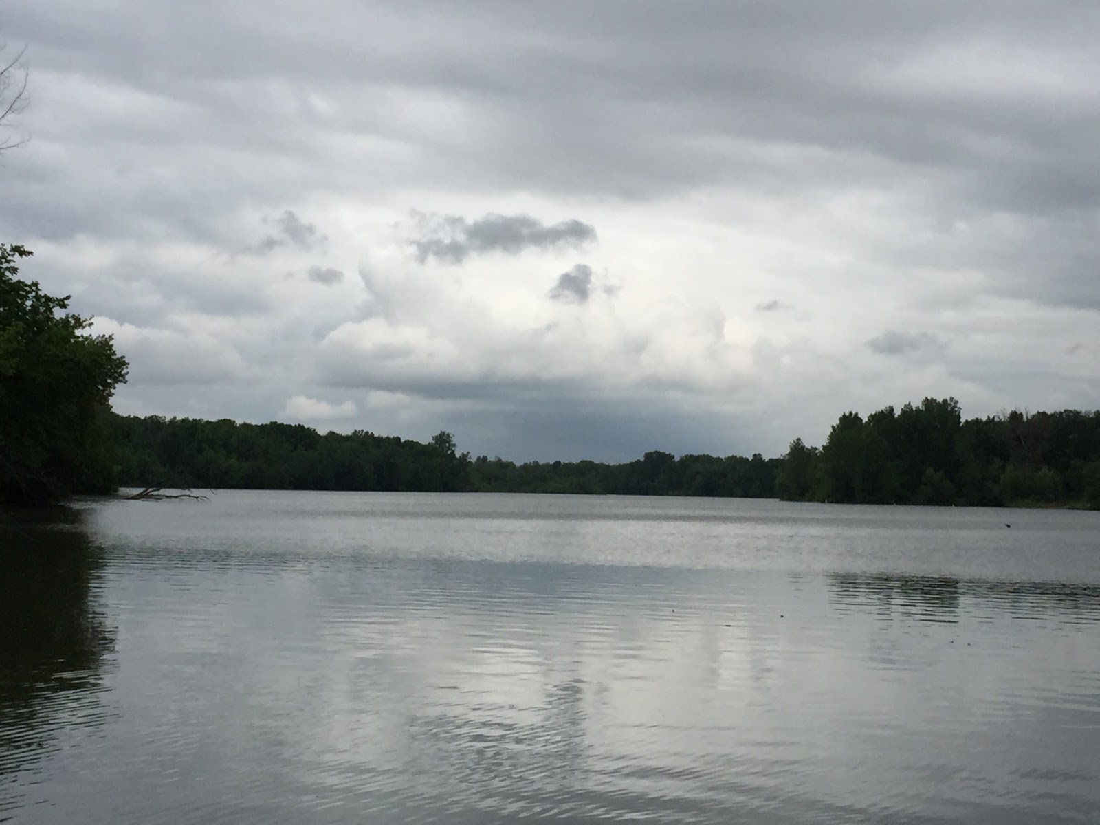 Kayaking Across Ohio: Madison Lake: Two Paddle Buddies