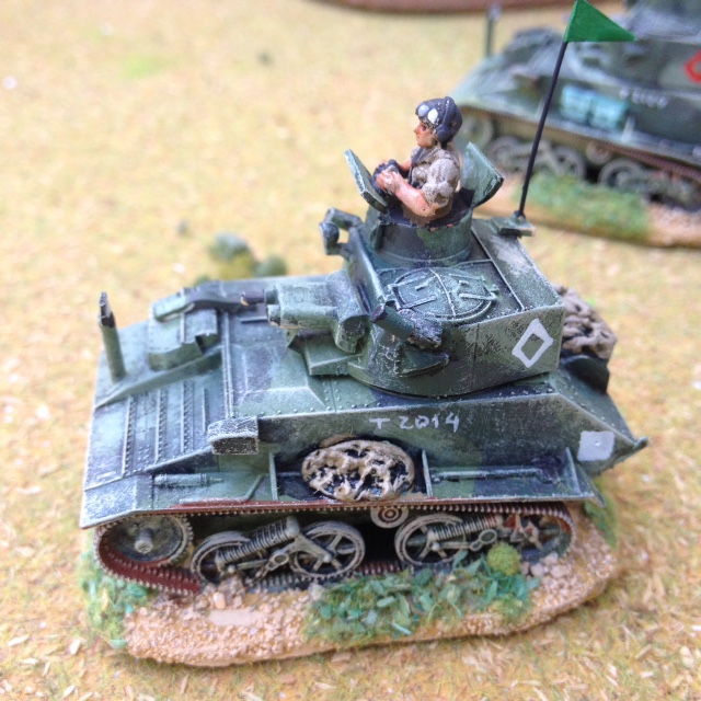 jp wargaming place: Rapid Fire! France 1940 in 20mm - Vickers MKVIb ...