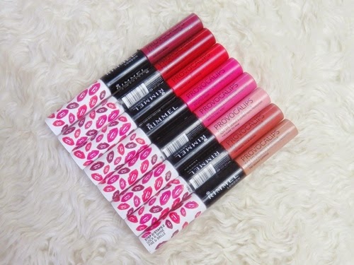 Coat of Cosmetics: Rimmel Provocalips 16hr Lip Colour Swatches