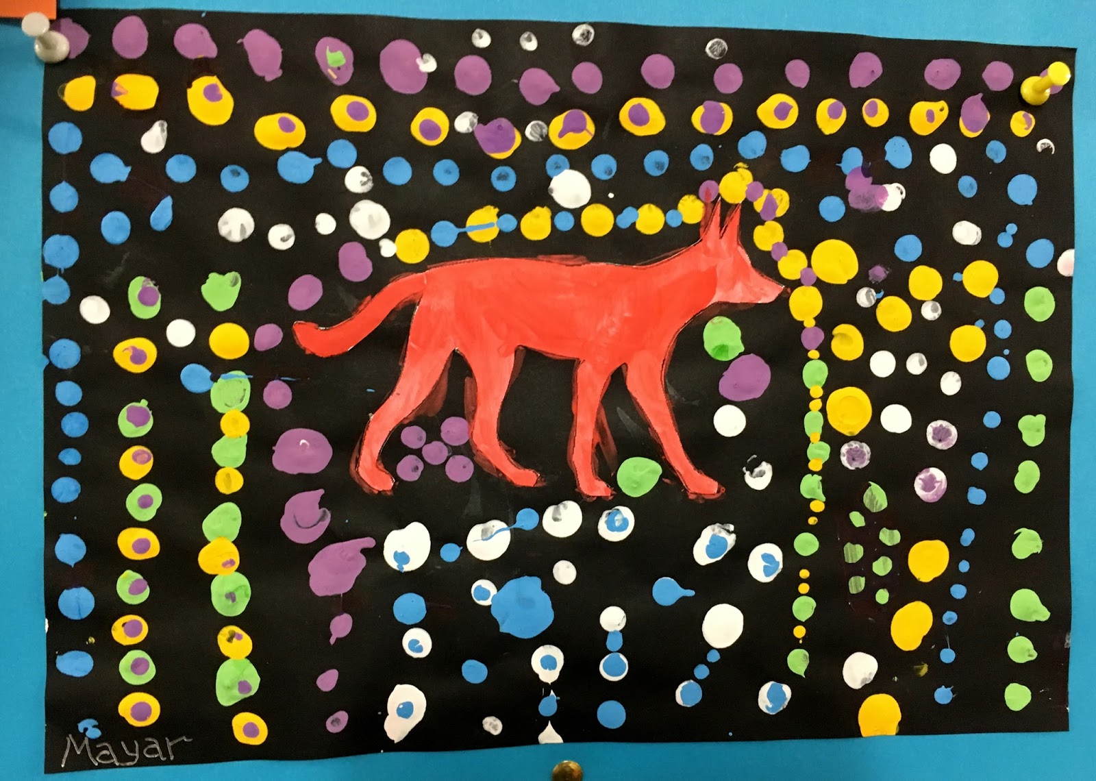 Art with Mrs Baker: Aboriginal Dingo Art