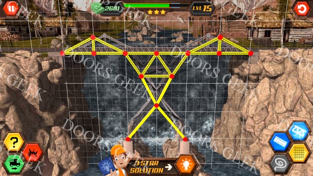 Bridge Construction Simulator [Hard] Level 15 ~ Doors Geek