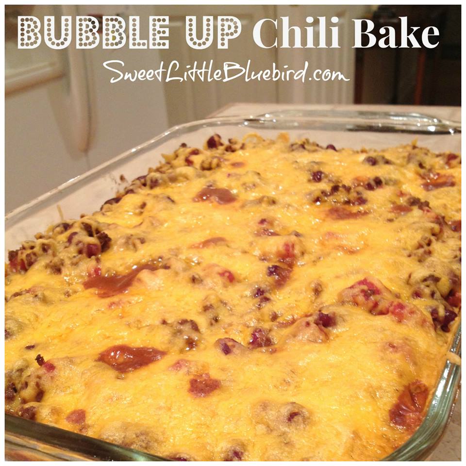 Bubble Up Chili Bake - Sweet Little Bluebird