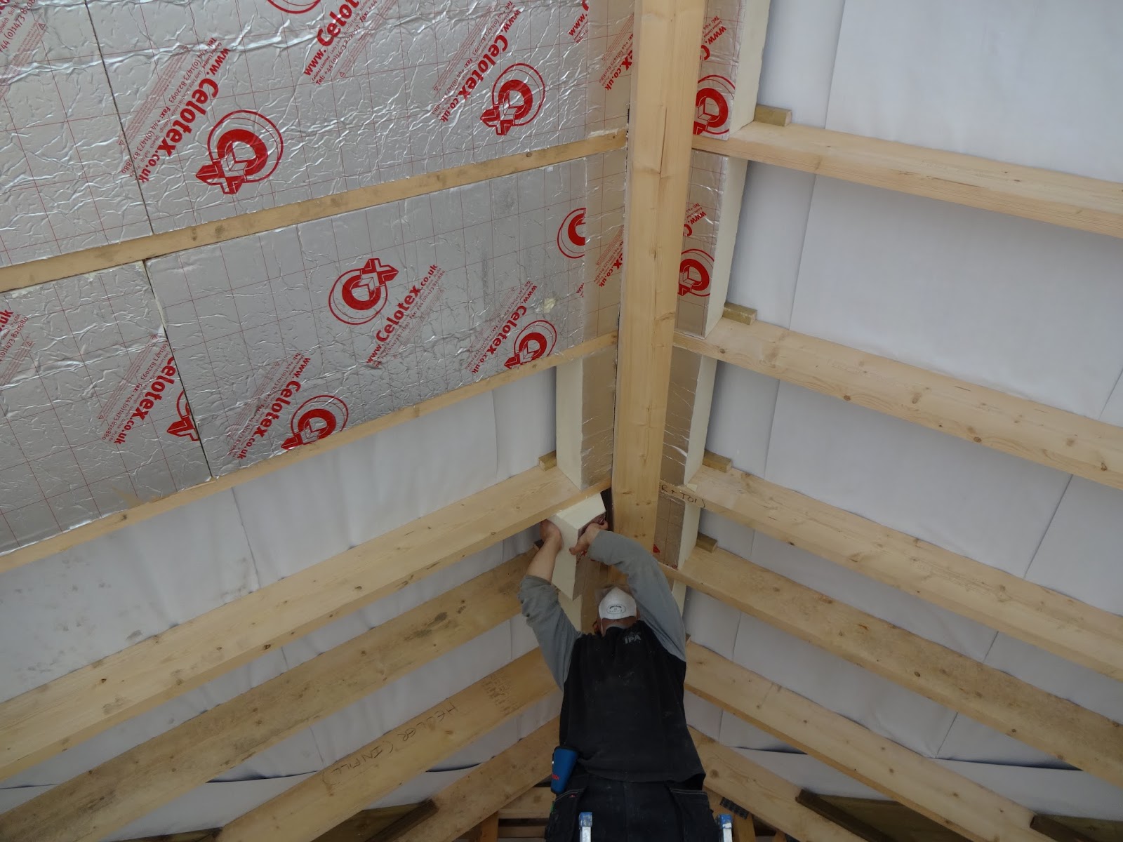 V&A's Home Build: Boarding: Ceilings - First floor vaulted