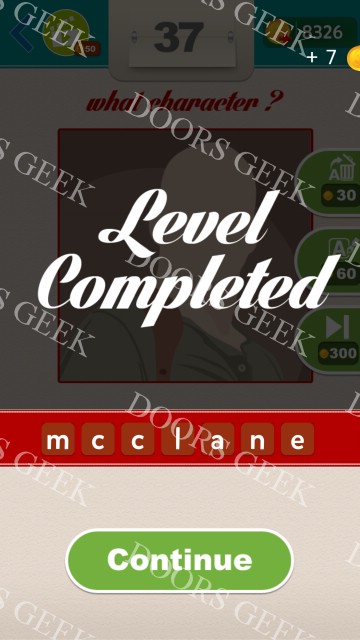 What Character ? Level 37 ~ Doors Geek