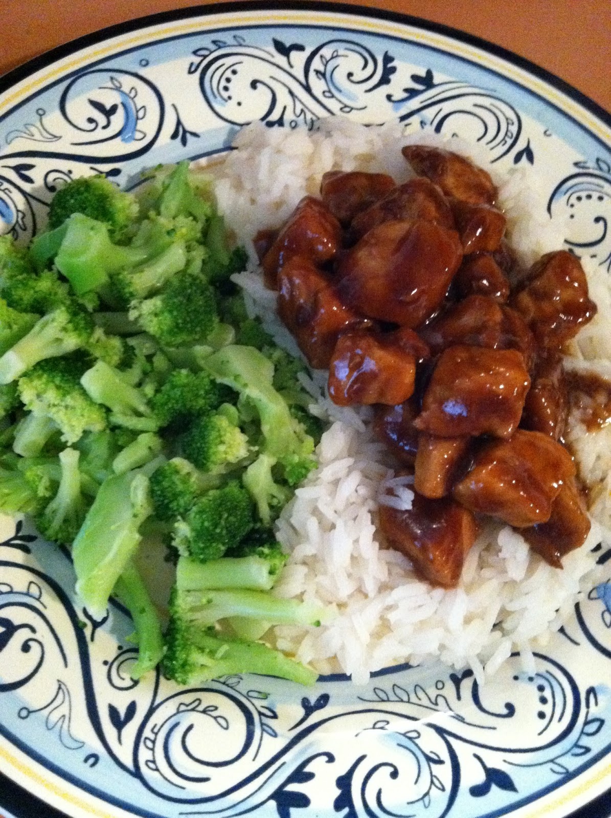 My Milk Glass: Semi Homemade Bourbon Pork