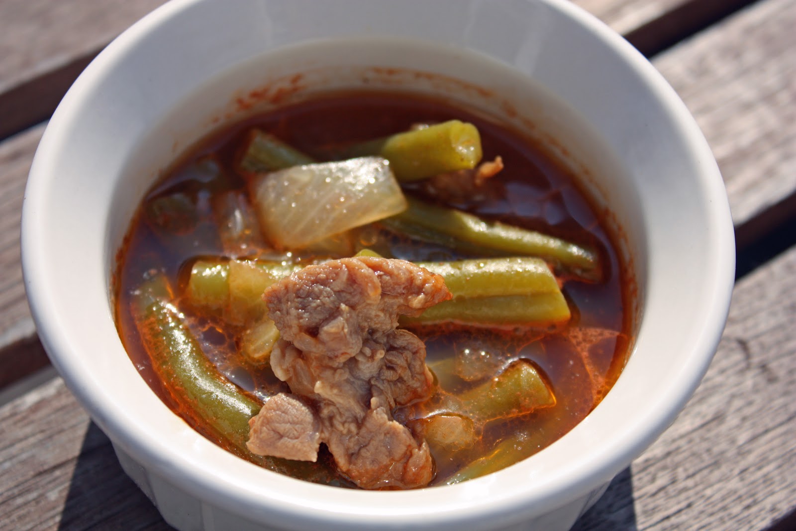 Chez Noonie: Savory: Lamb Stew (Fasulia)