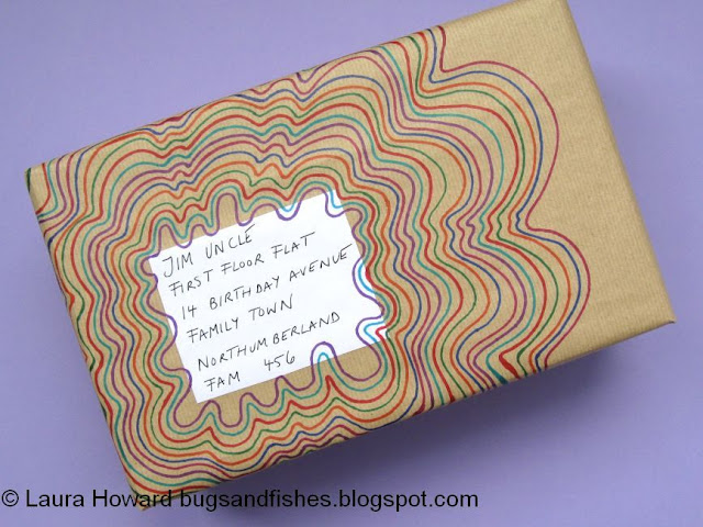 Bugs and Fishes by Lupin: 3 Creative Ideas for Decorating your Parcels