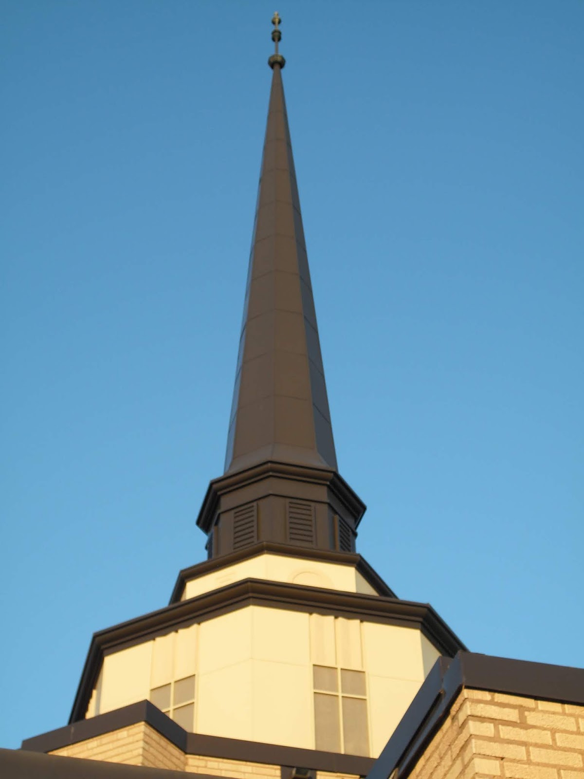 Historic LDS Architecture: Logan Fifth Ward: Steeple Detail