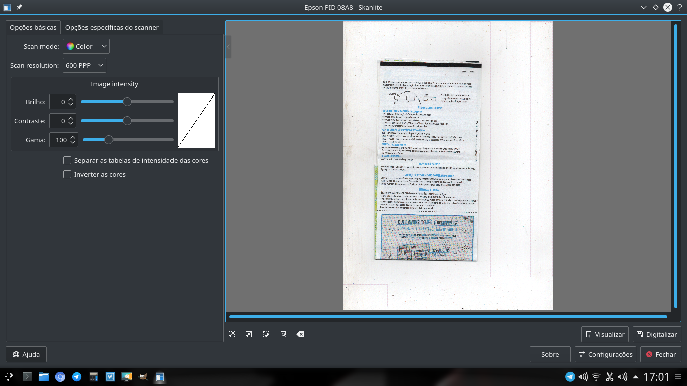 Scanner com sane para Debian e Ubuntu