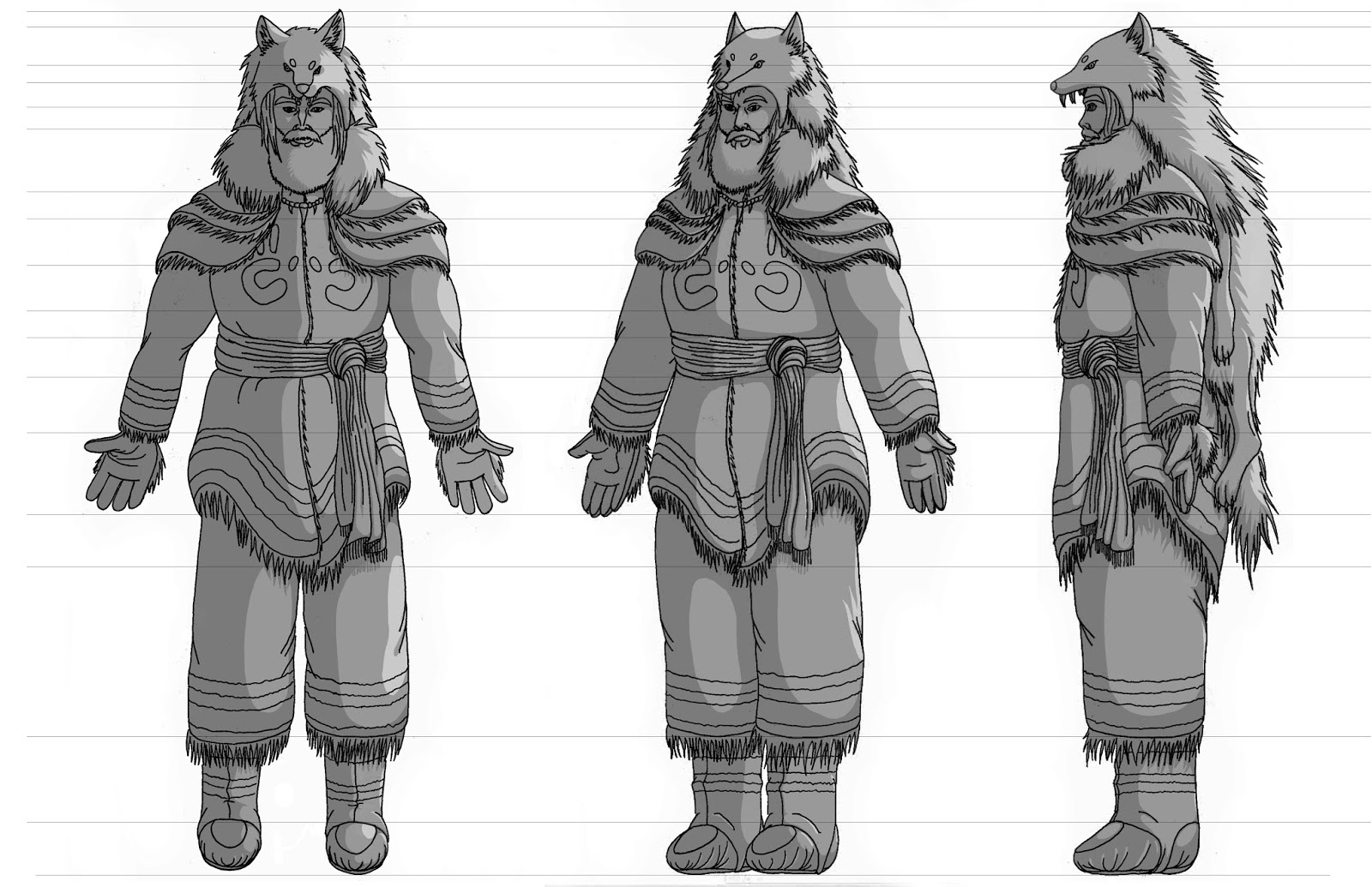 High Fantasy Model Sheet