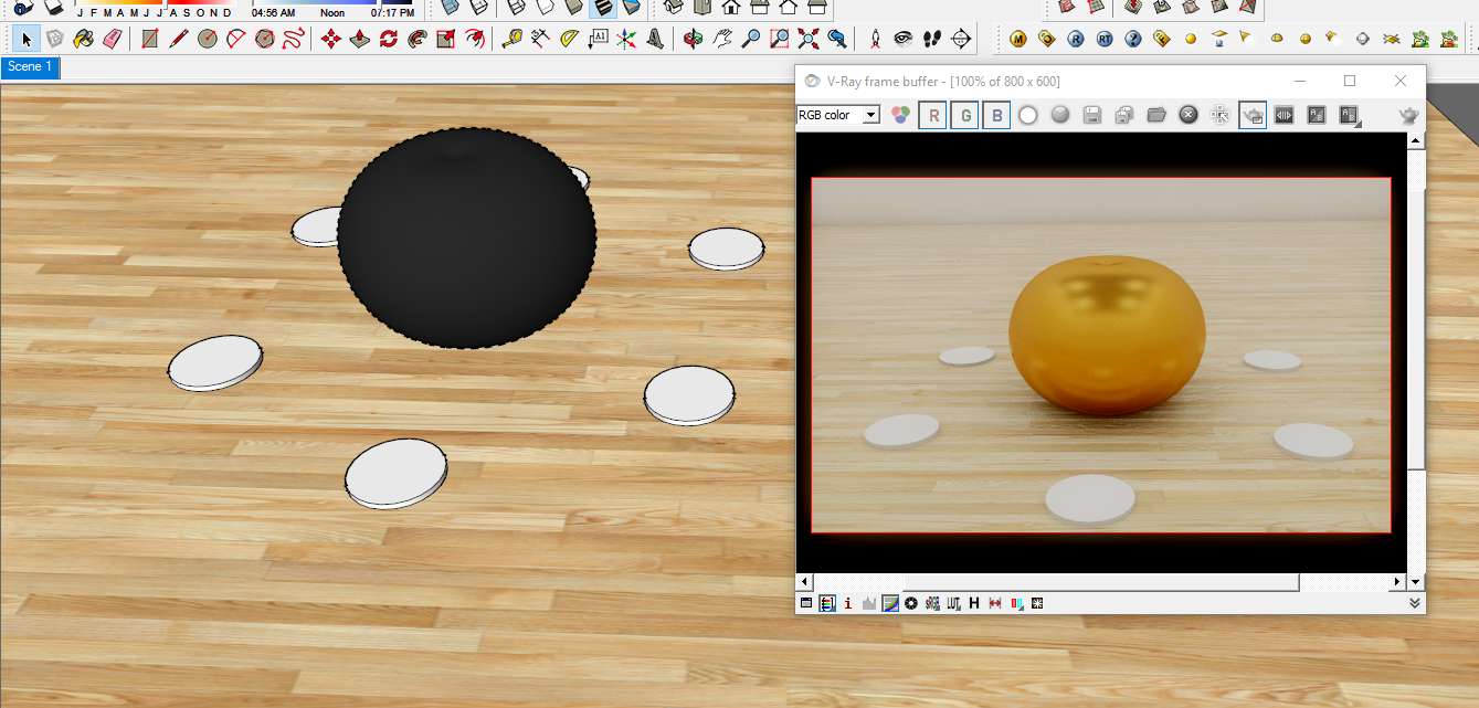 Setting material Vray sketchup (Gold) ~ Dizar Smart