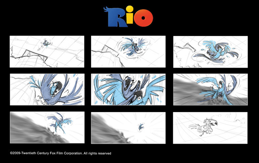 Living Lines Library: Rio (2011) - Storyboards