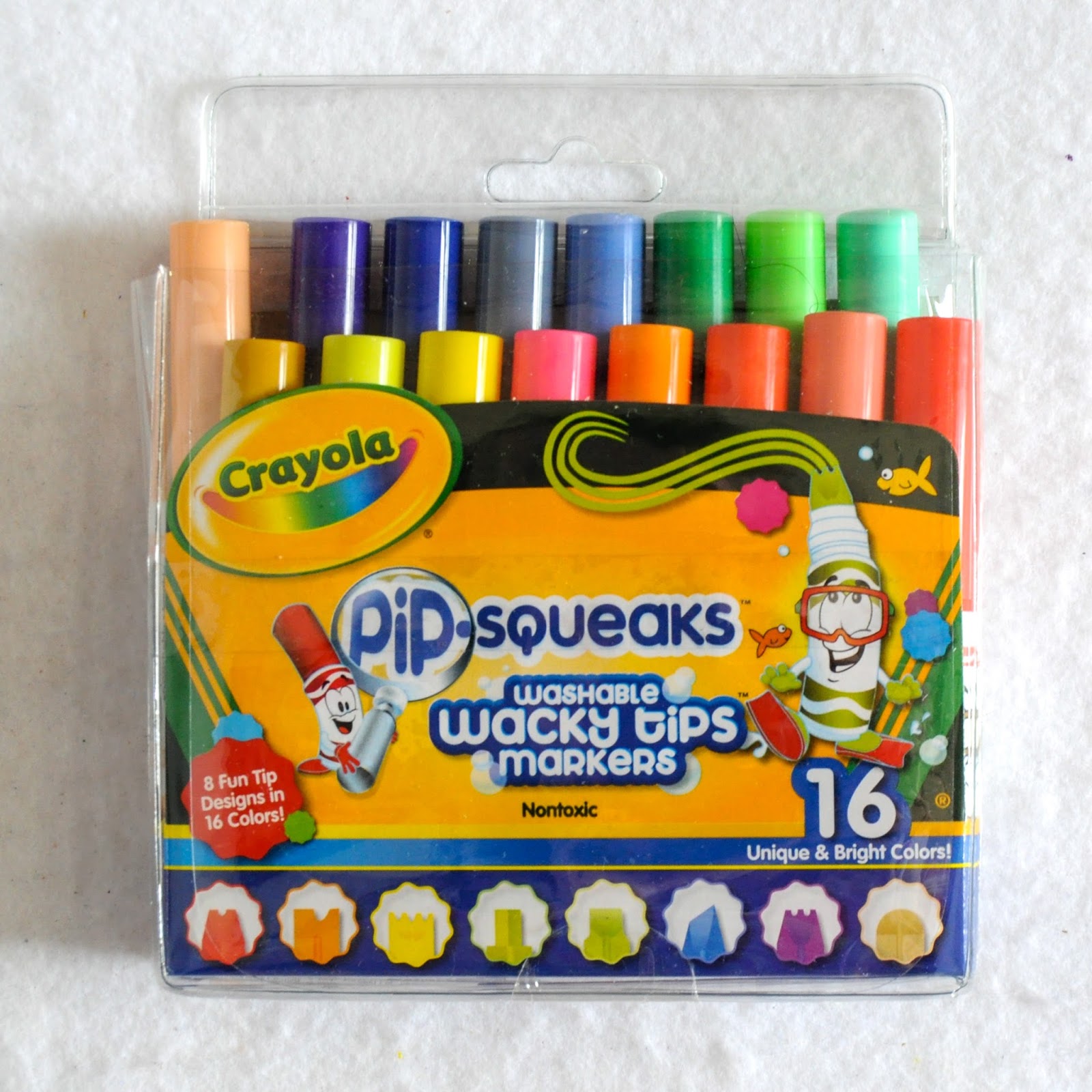 16 Count Crayola Pip-Squeak Wacky Tip Markers | Jenny's Crayon Collection