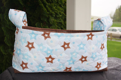 Kids Crocheting and Cupcakes: Thrifty Thursday~ DIY Diaper Caddy Tutorial