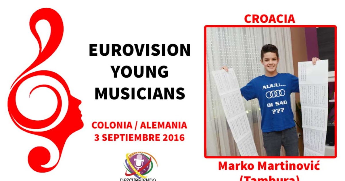 Descubriendo Eurovision: MARKO MARTINOVIĆ DEFENDERÁ A CROACIA EN EL EYM ...