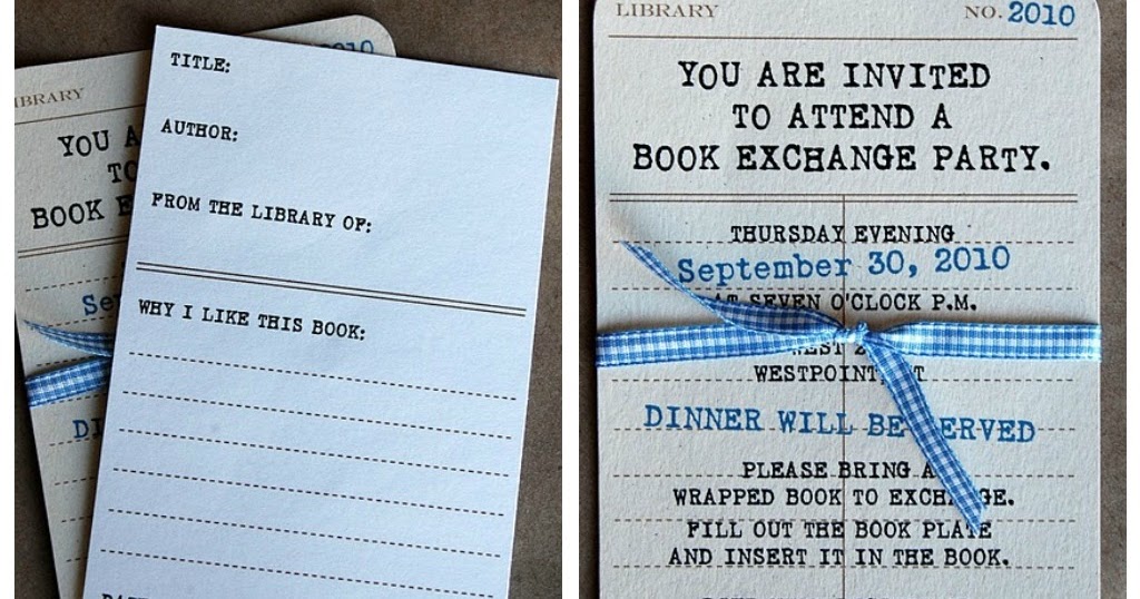 Whatever Dee-Dee wants, she's gonna get it: Book Exchange Party ...