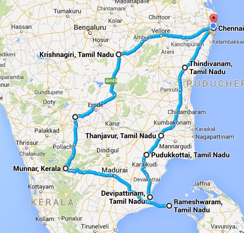 Ride Story: Rameswaram-Munnar-Chennai (Day 1) | MotoStories.In