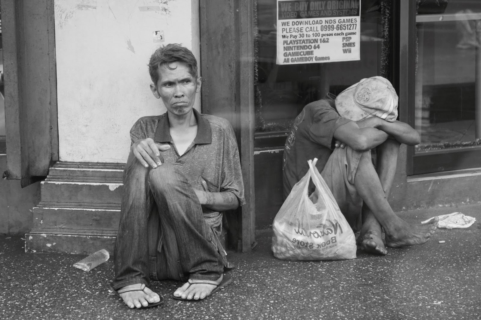 A helping hands: Homeless people