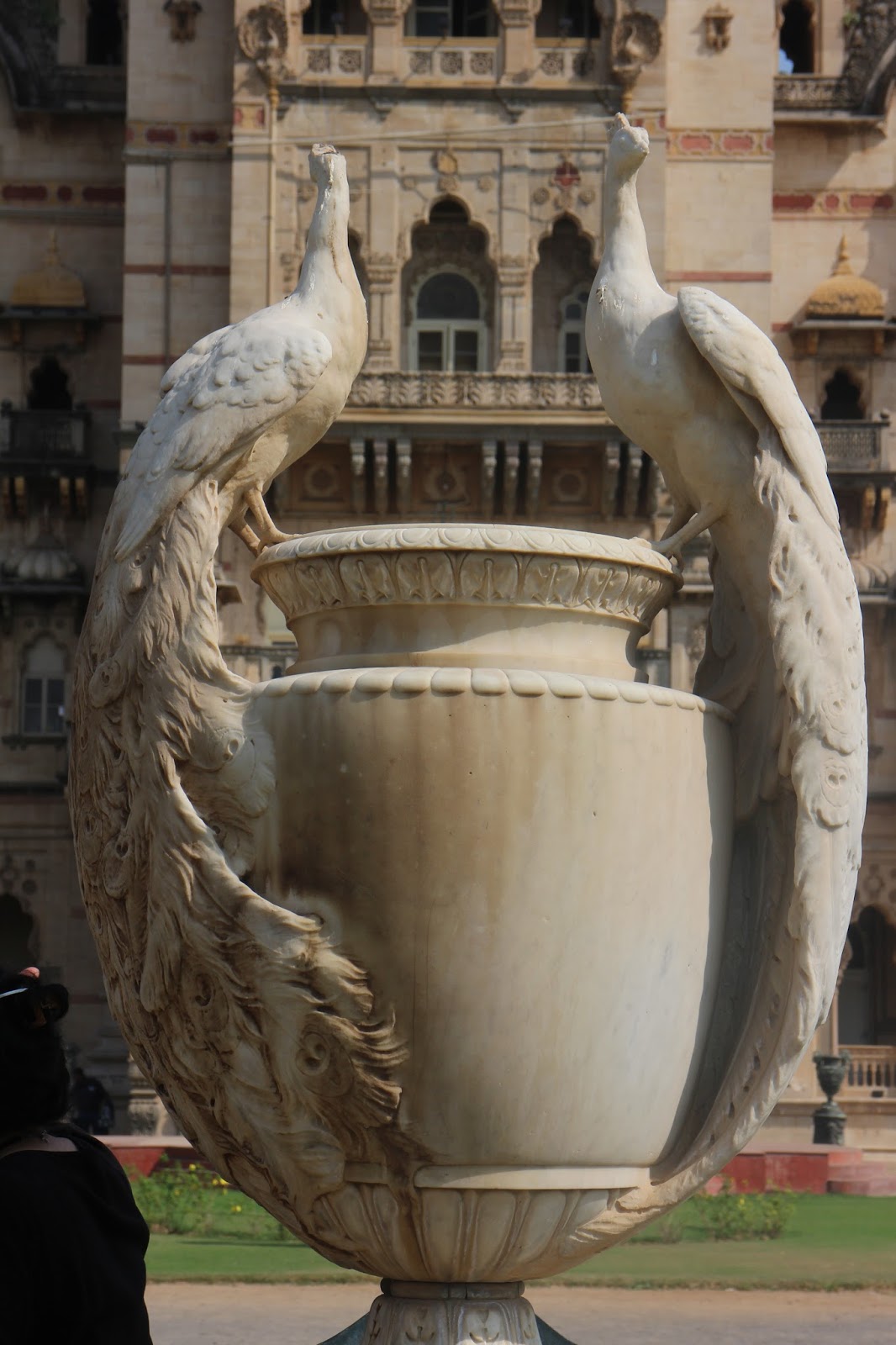 My World: Laxmi Vilas Palace, Vadodara - Signifying the Maratha rule in ...