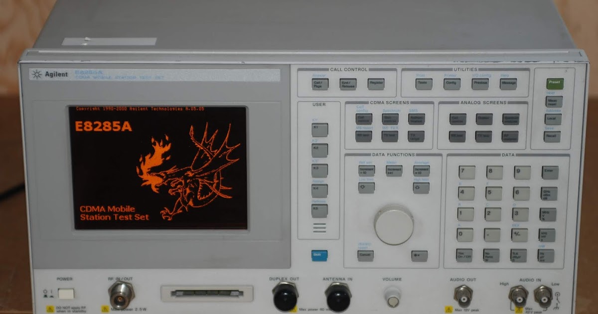 EquipmentHolic: Agilent E8285A,CDMA Mobile Station Test Set